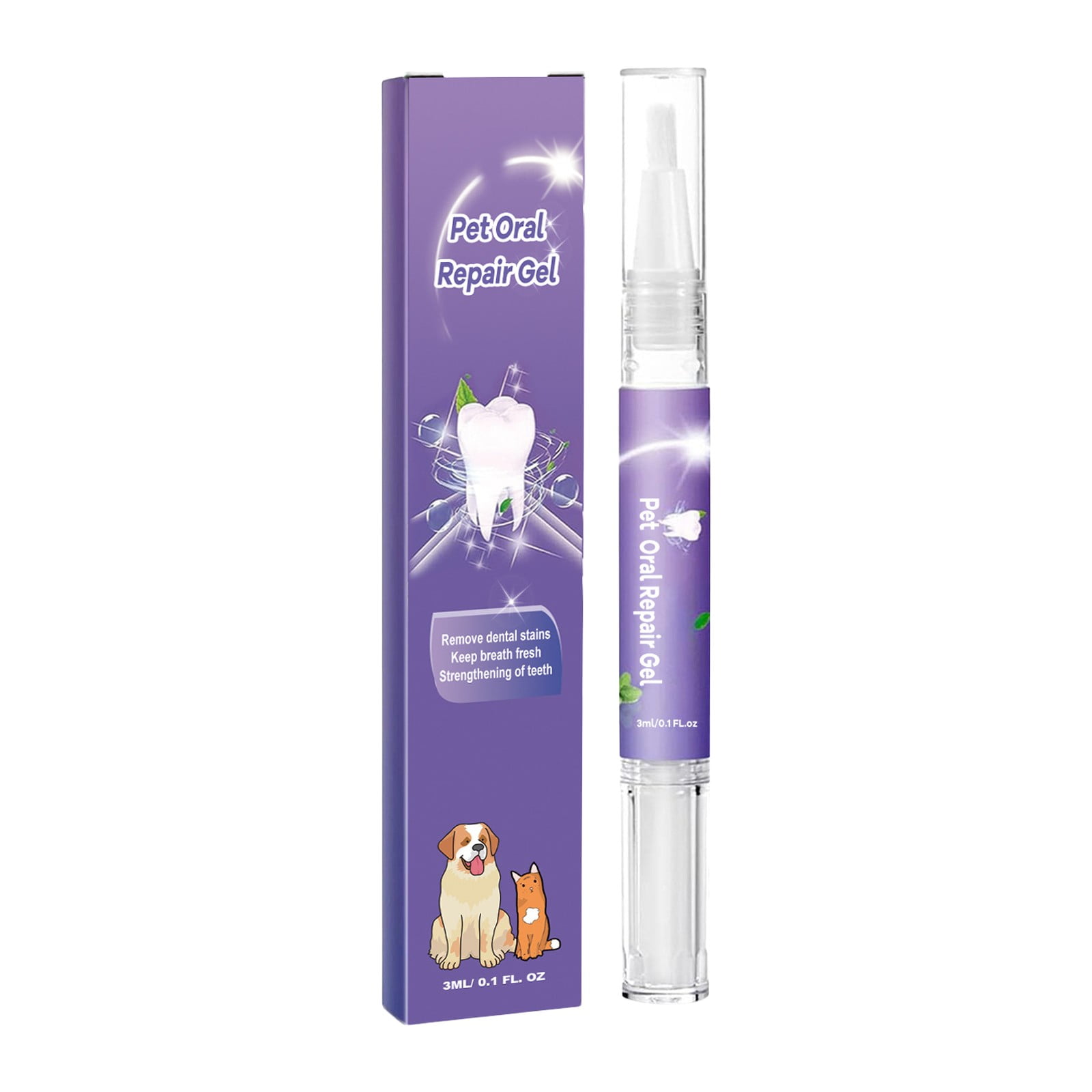 Pet Oral Care Gel Deep Teeth Cleaning For Dogs & Cats Odor & Stain ...