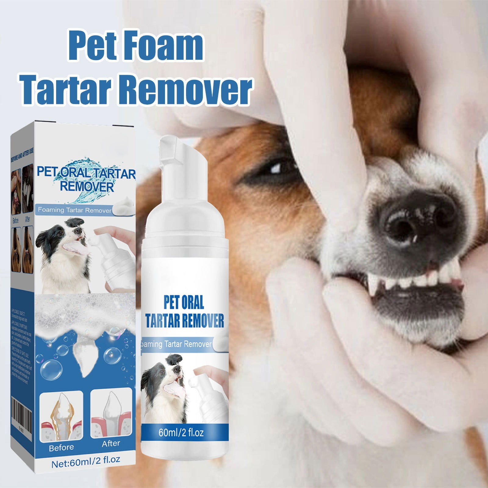 Pet Oral Care Spray, New Pet Teeth Cleaning Spray for Dogs and Cats ...