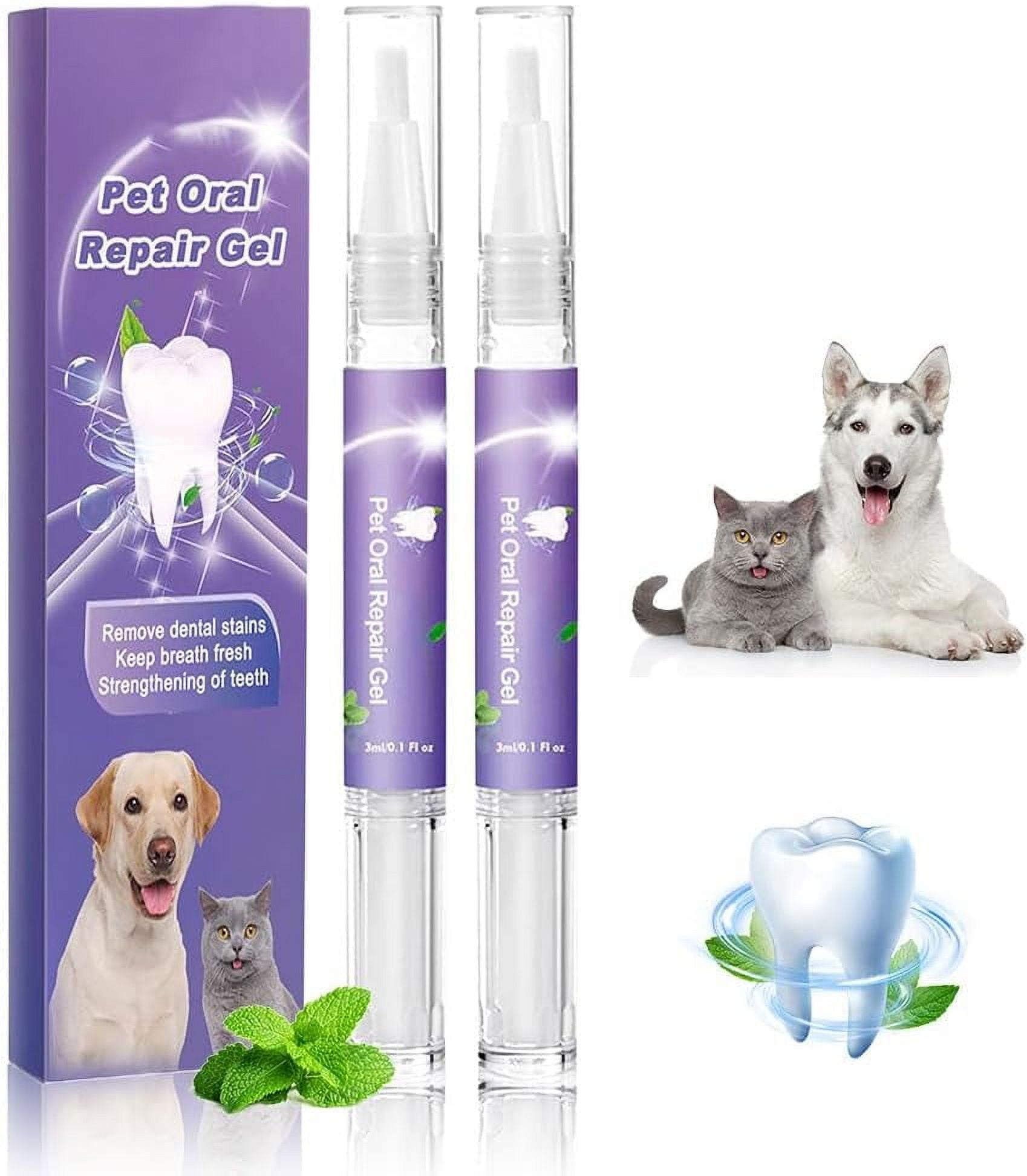 Pet Oral Repair Gel for Dogs, 2025 New Pet Toothbrush Pen, Dog Teeth ...