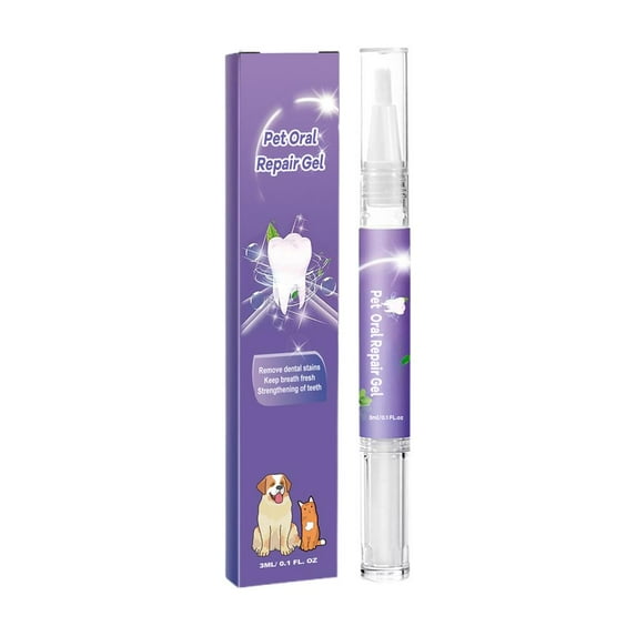Pet Oral Repair Gel, Pet Toothbrush Pen Cleaner Teeth & Fresher Breath ...