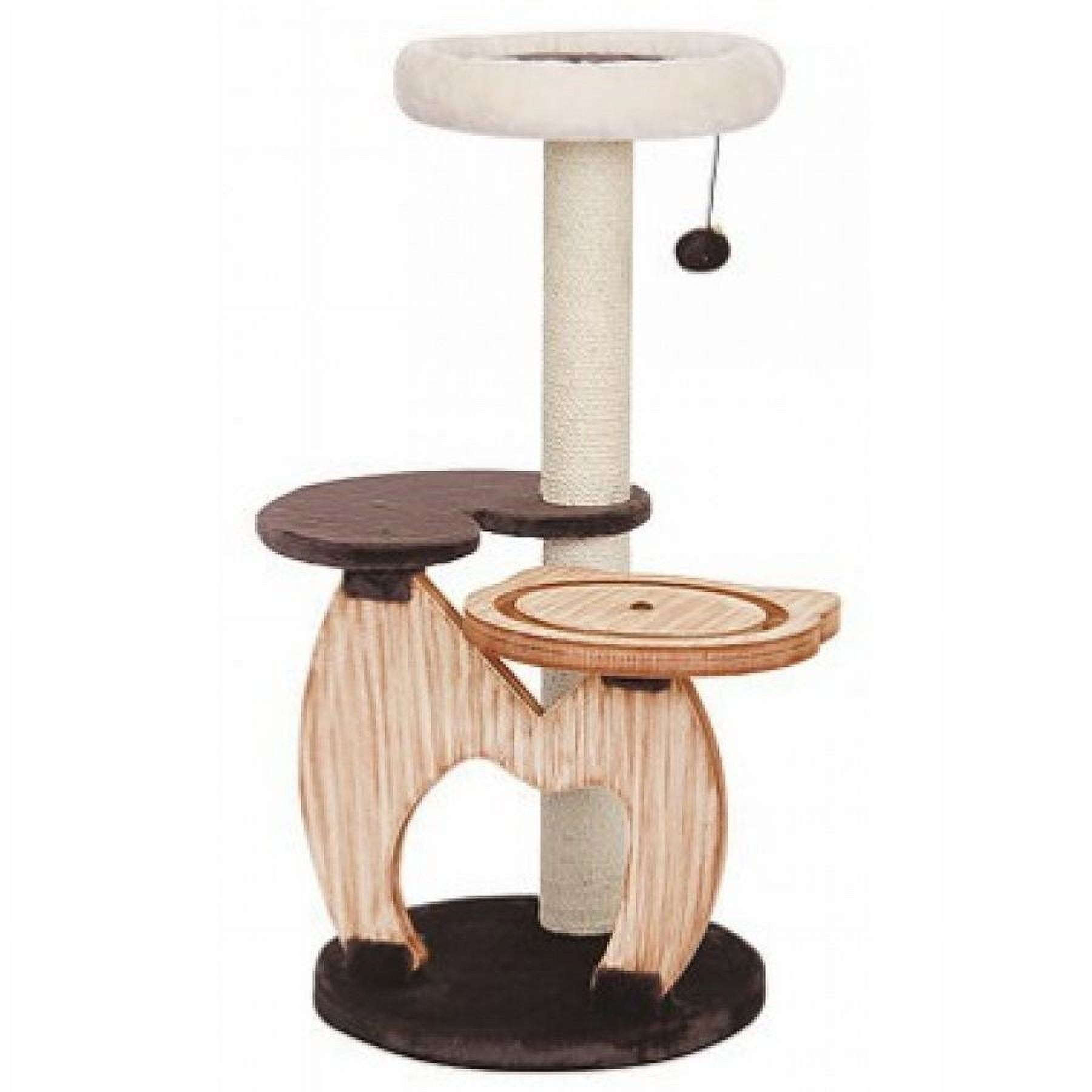Pet Pals Rondure Natural Wood Cat Tree - Walmart.com