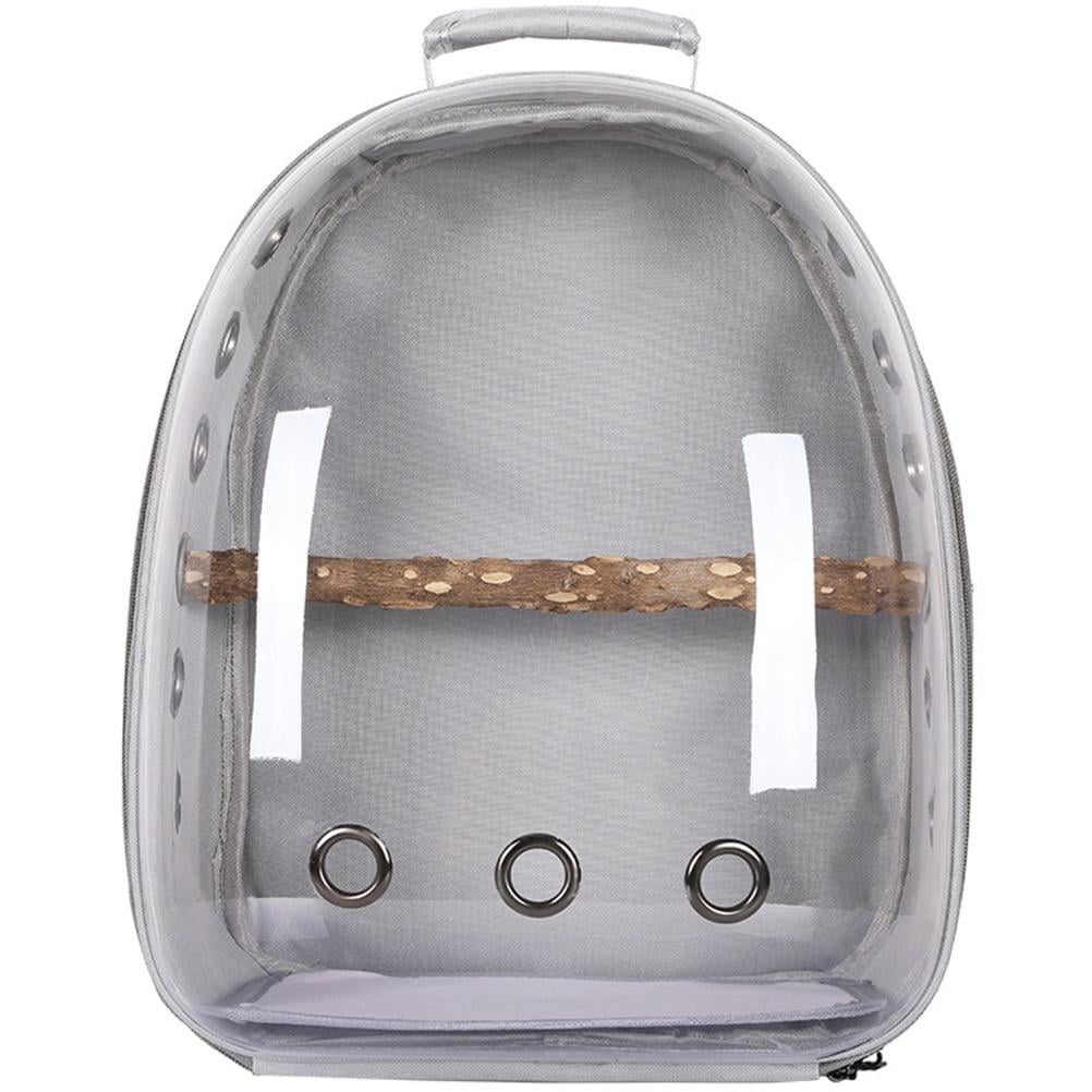 Pet Parrot Carrier, Transparent Breathable Backpack for Bird Travel ...
