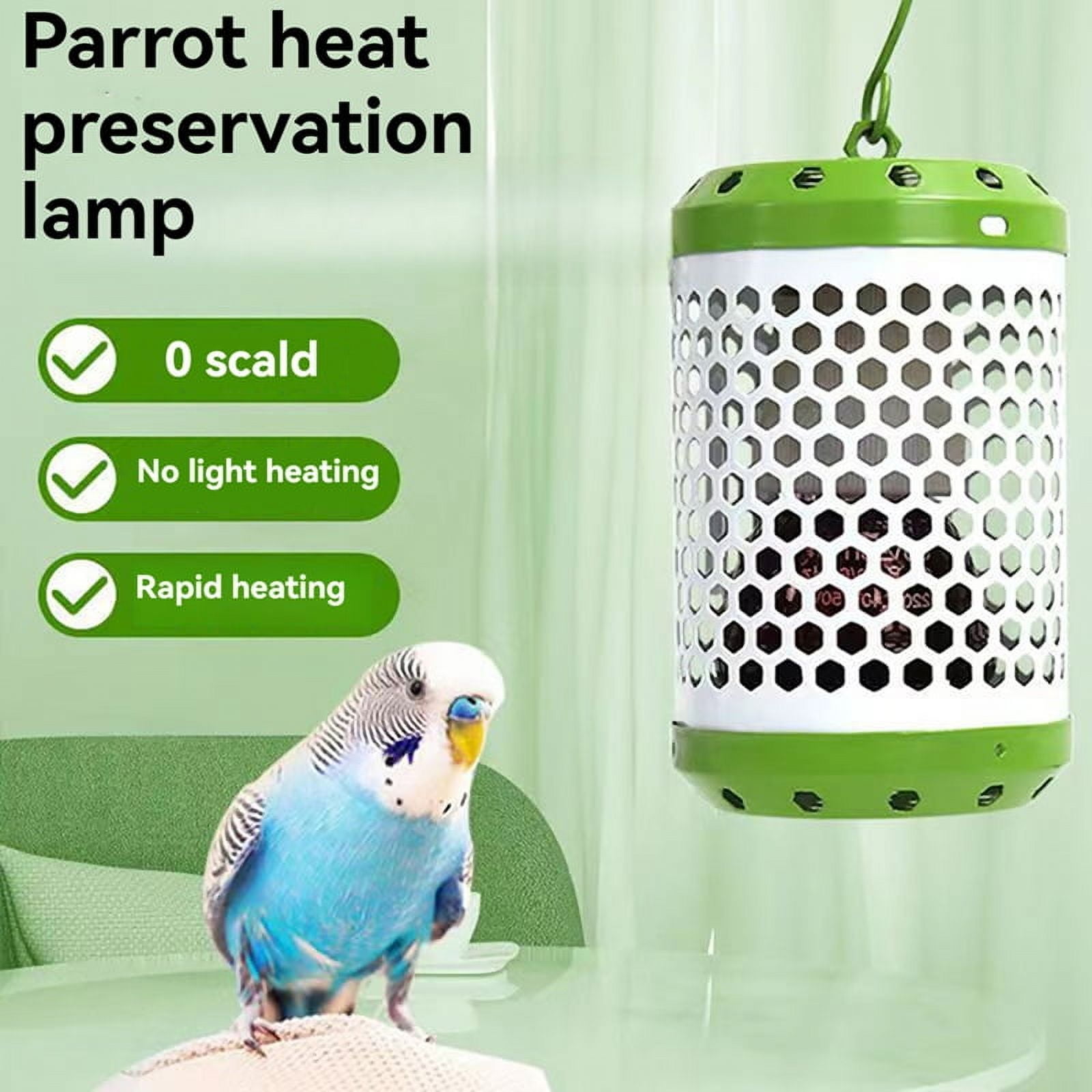 Pet Parrot Heat Preservation Lamp Ceramic Heating Lamp Anti-Bite ...