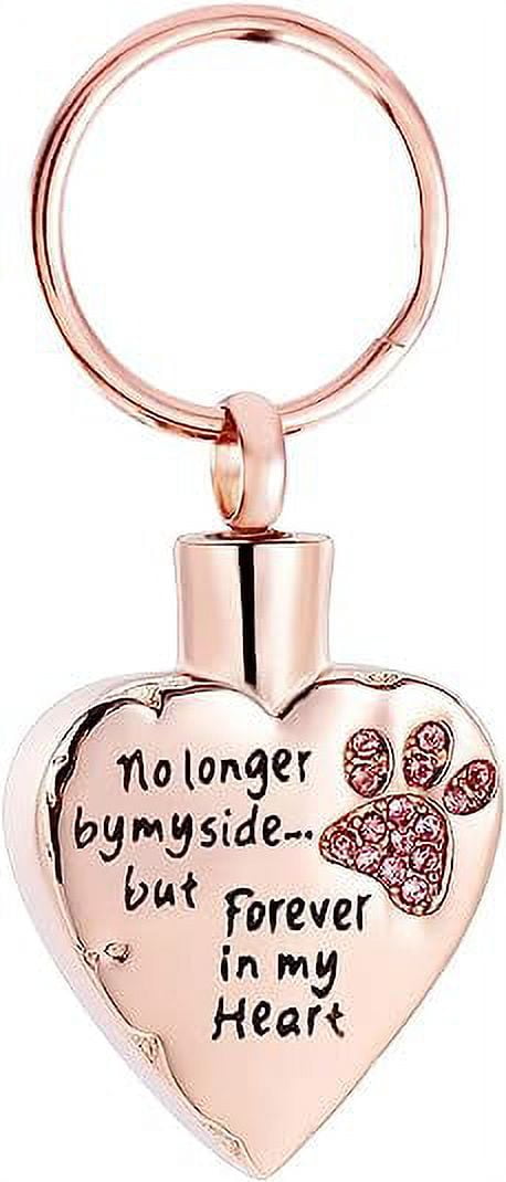 Pet Paw Keepsake Pendant Memorial Urn Keychain Cremation Urn Pendant ...