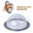 Pet Peek Fence Bubble Window for Dogs Cat Acrylic Dome Fence Window ...