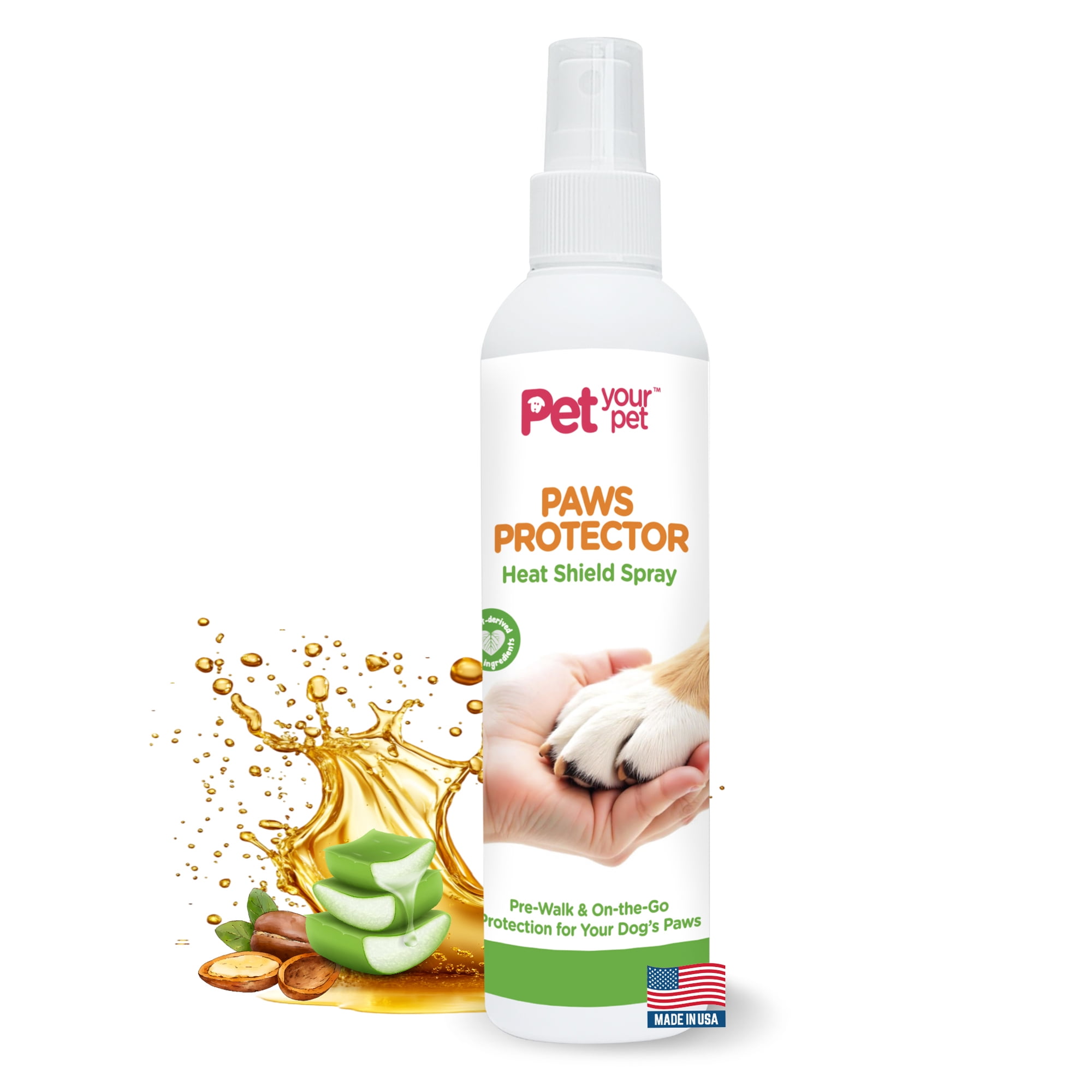 Pet Your Pet Paws Protector Heat Shield Spray for Dogs 4oz, Non-Toxic ...