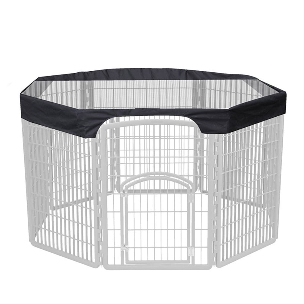 Pet Playpen Cover Dog Playpen Mesh-Top Cover Outdoor Pet Escape Prevent ...