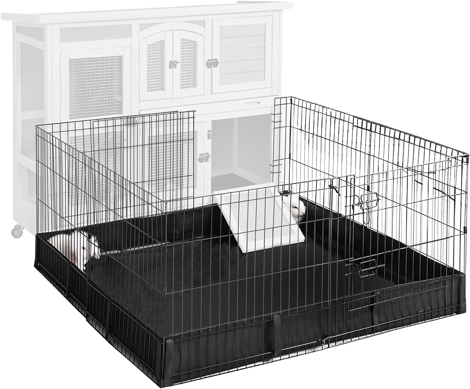 Pet Playpen Guinea Pig Cage Small Animal Rabbit Exercise Pen with ...