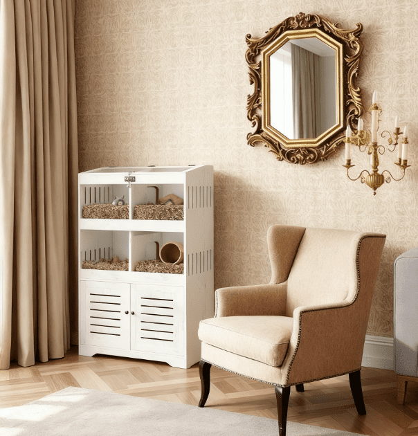 Pet Playpen Large Cage for Multiple Small Pets, Rat Cage with Storage ...