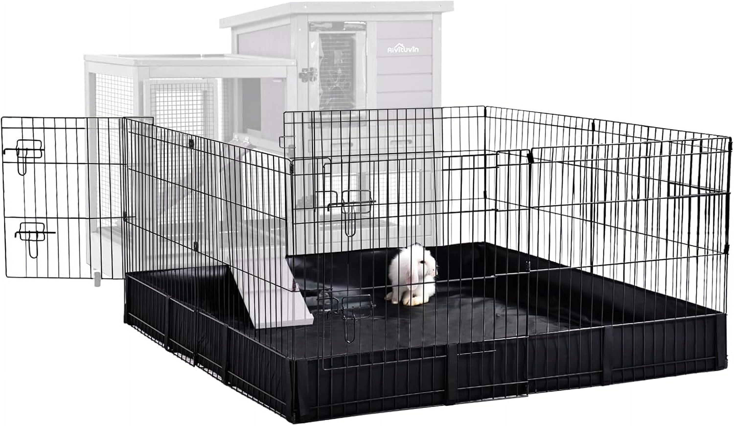 Pet Playpen, Small Animal Cage for Rabbits, Guinea Pigs, Ferret, Indoor ...