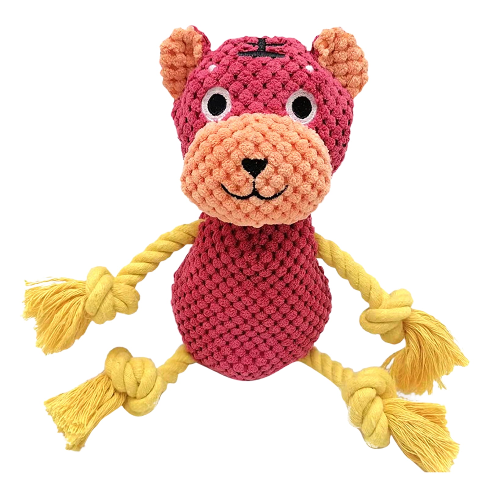 Pet Plush Toy Bite Resistant Cleaning Teeth PP Filled Cotton Cartoon ...