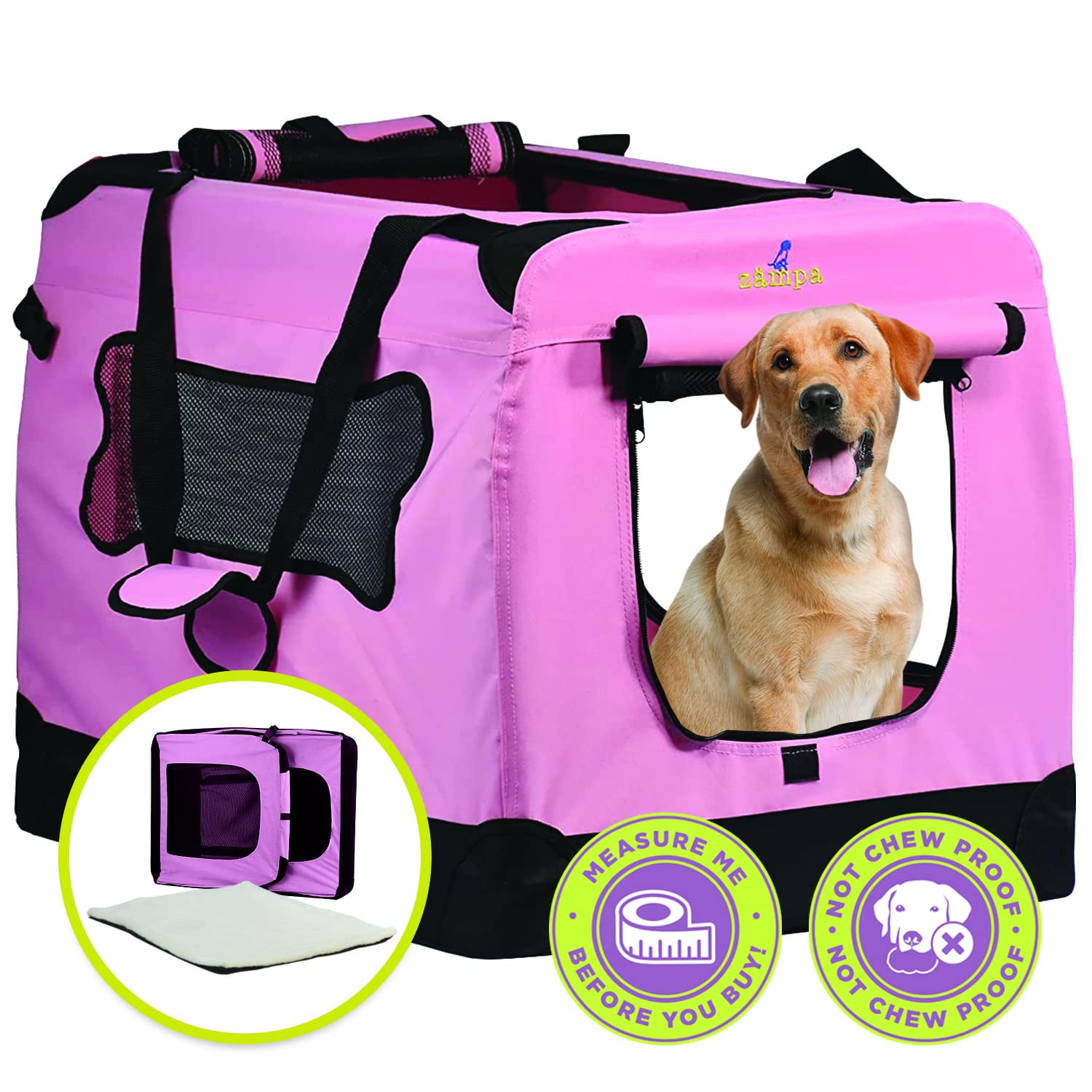Pet Portable Crate – Great for Travel, Home and Outdoor – for Dog’s ...