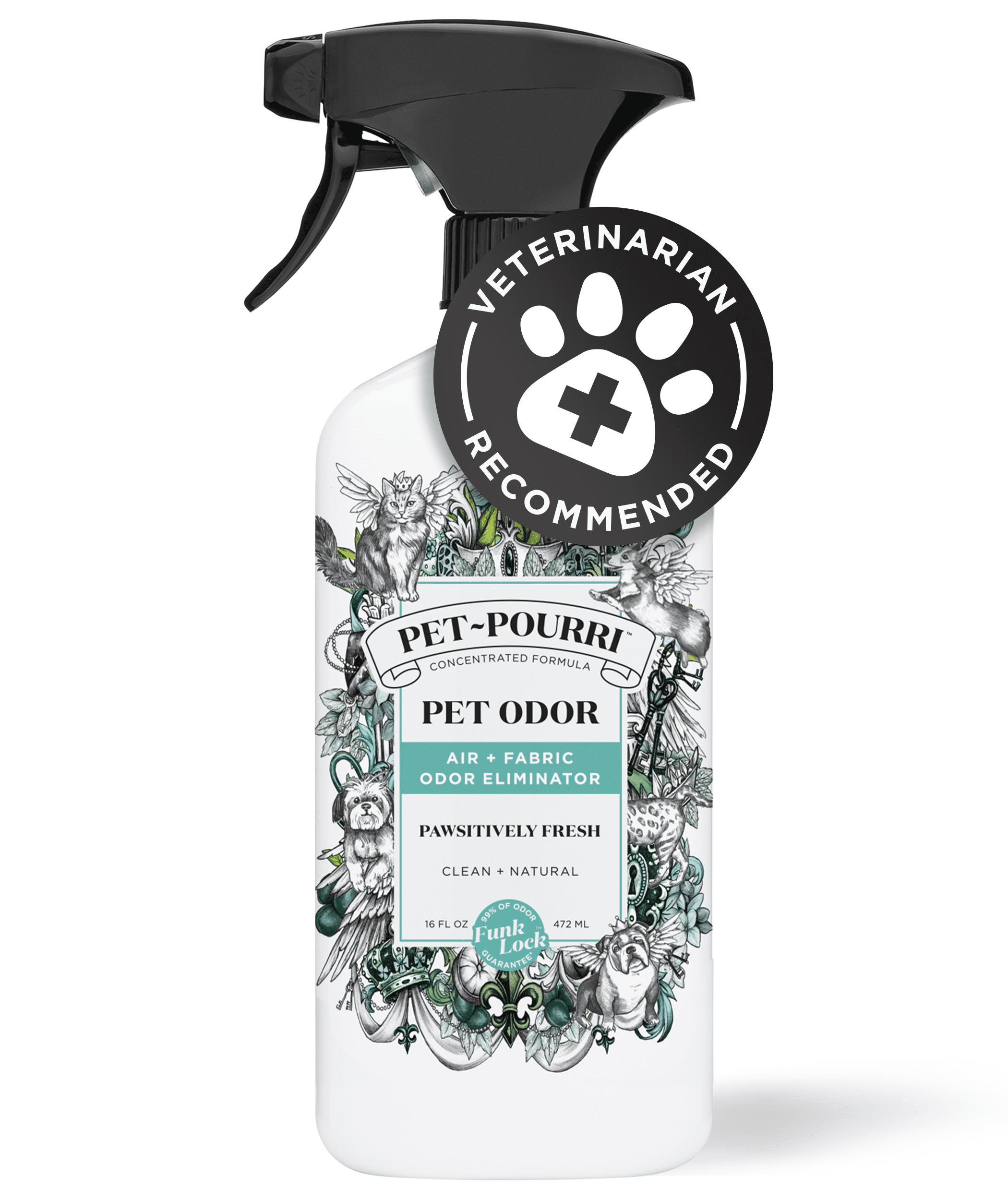 Pet-Pourri Pawsitively Fresh Pet Odor Eliminator Spray, Air and Fabric ...