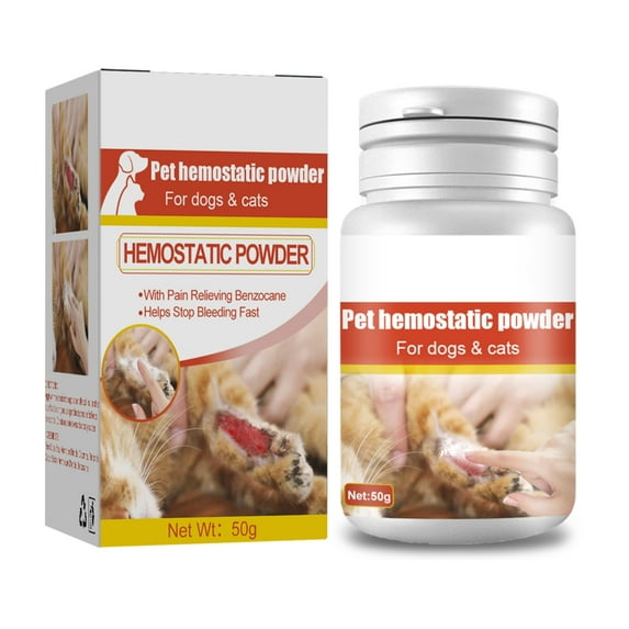 Pet Powder Fast-Acting Blood Stop Powder for Pets 50g Pet Wound Repair ...