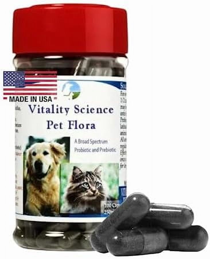 Pet Probiotic for Cats & Dogs | Pet Flora - Great for Diarrhea ...