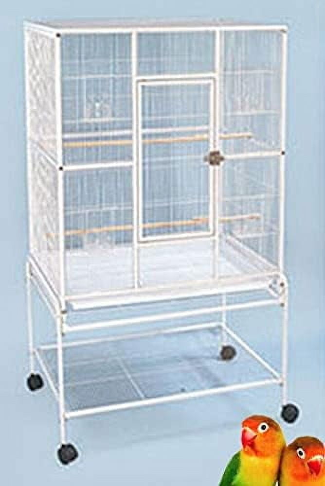 Rolling Bird Cage S Buy Extra Large Double Flight Bird Wrought Iron ...