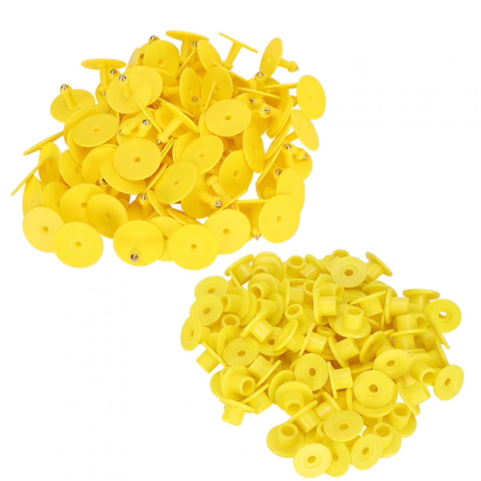 Pet Products 100pcs Animal Ear Tag Plastic Identification Card Anti ...