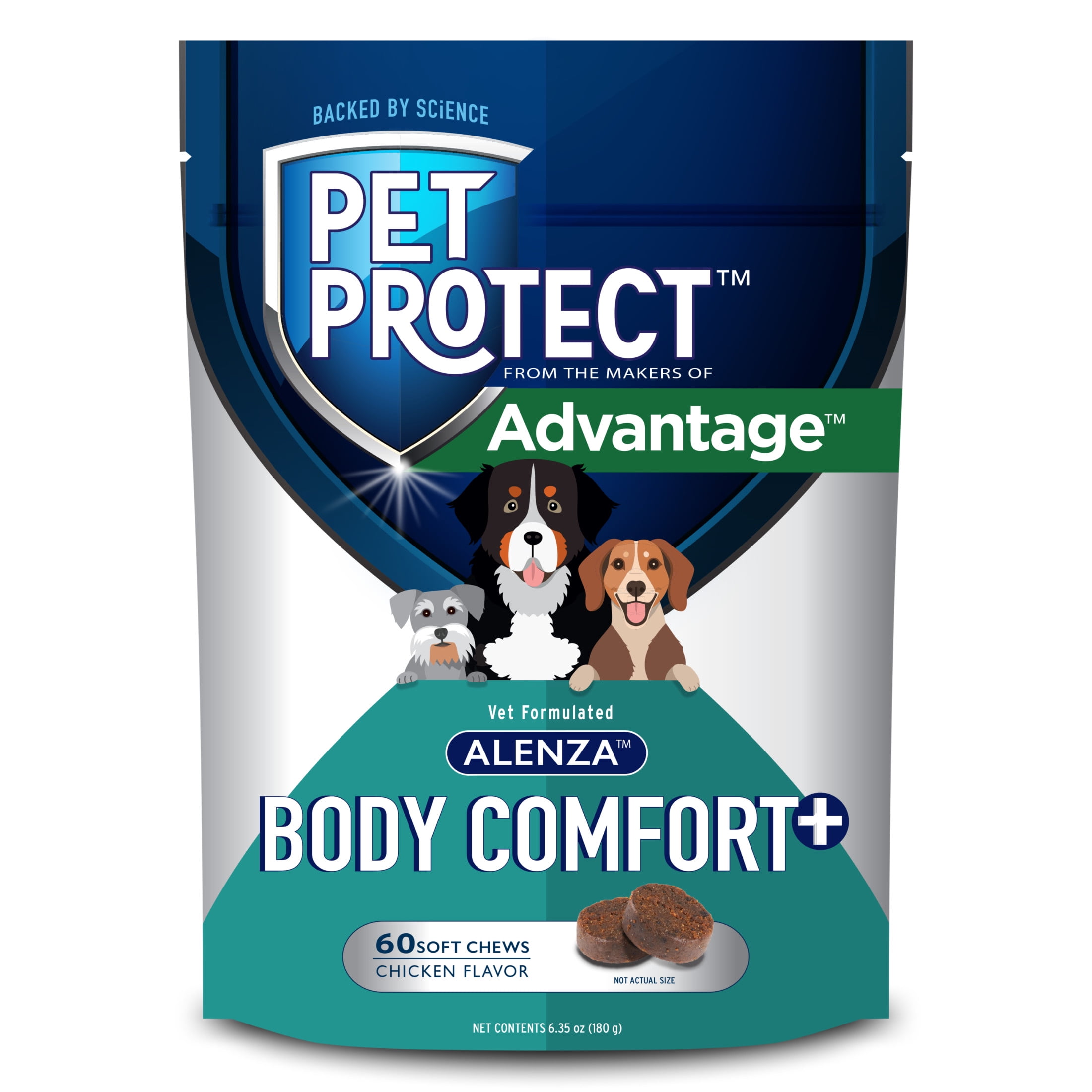 Pet Protect Dog Body Comfort+ Supplement, Vet-Formulated Alenza ...