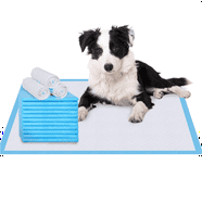 "Absorbent Dog Potty Training Pads, 100 Count Disposable Puppy Pee Pads ...