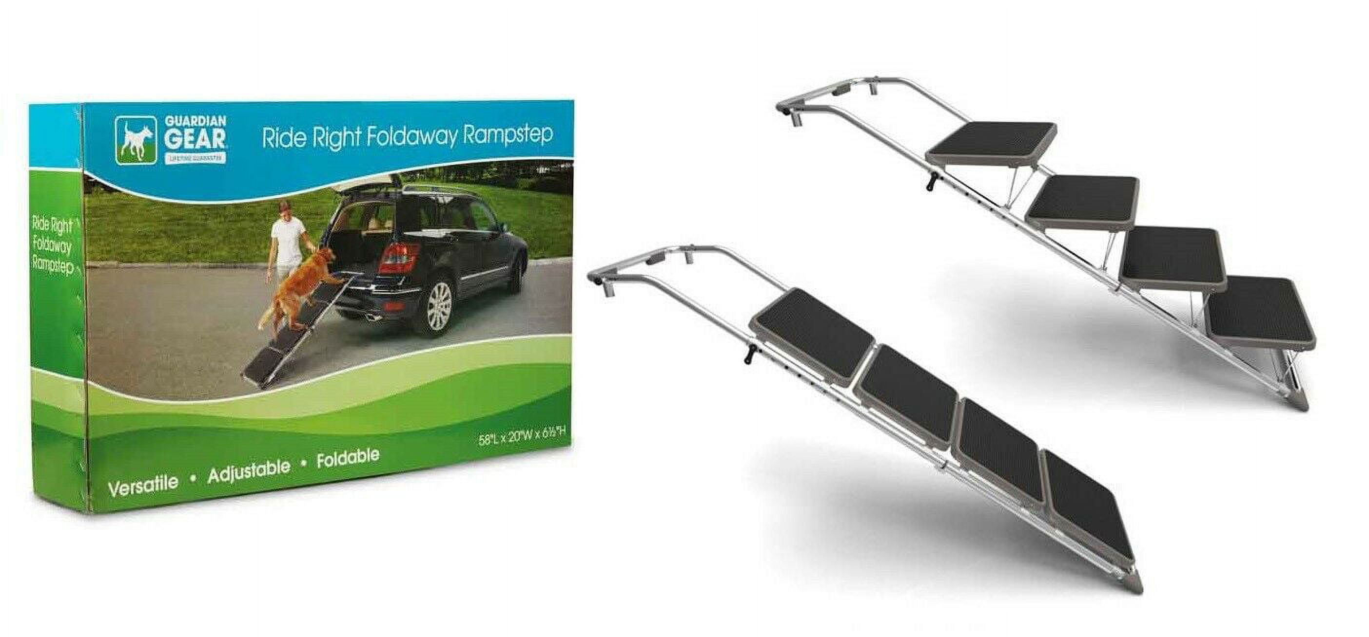 Pet Ramp Steps Foldaway Convertible Adjustable Helps Senior Pets into ...