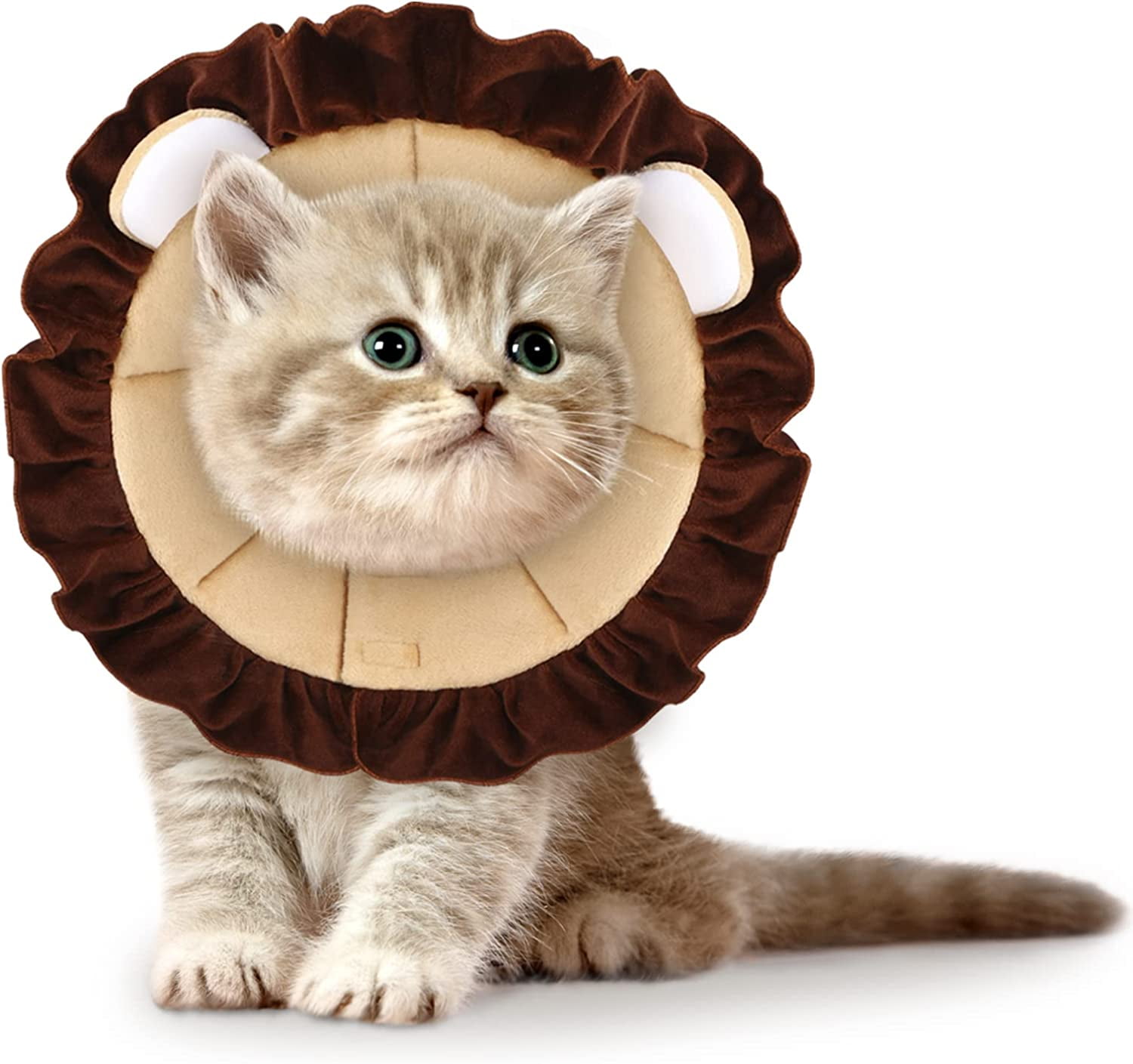 Pet Recovery Collar,Cute Lion Collar for Neuter Recovery or Surgery ...