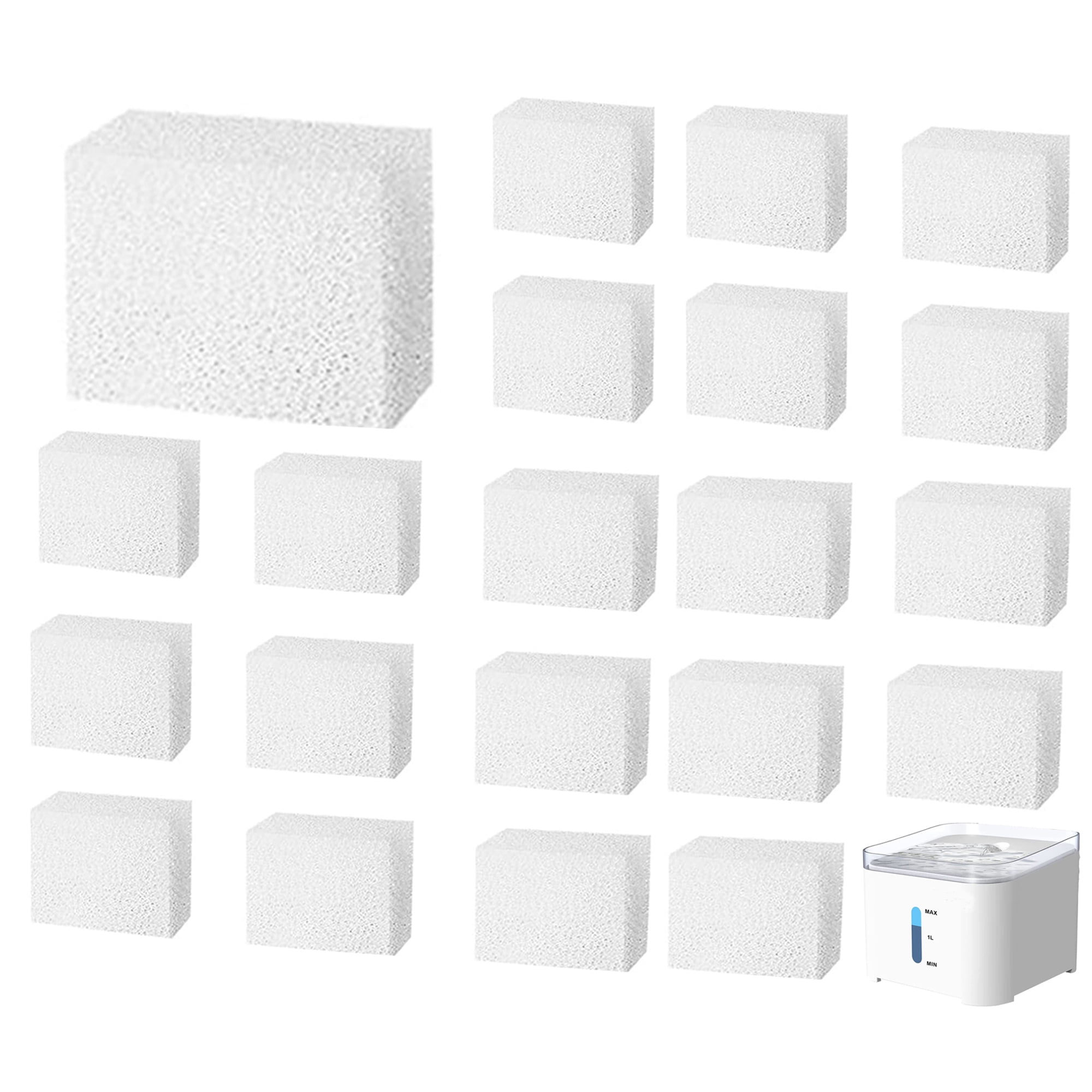 Pet Replacement Sponge Filters Qzbhct Pre Filter Sponges for 67oz / 2L ...