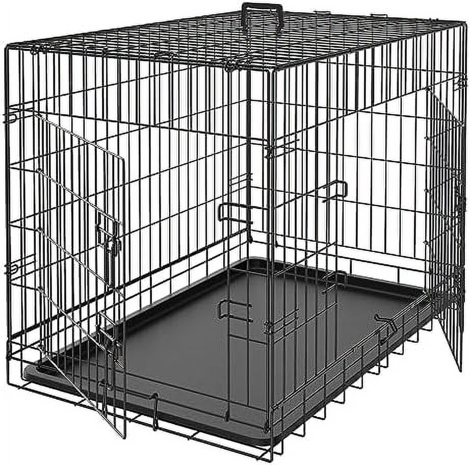 Pet Republic Dog Crates for Large Dogs Folding Metal Wire Dog Gage ...