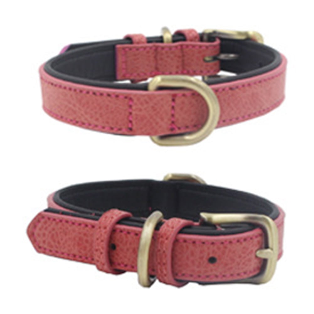 Pet Retro Wear Resistant Microfiber Collar for Large Medium Small Dogs ...