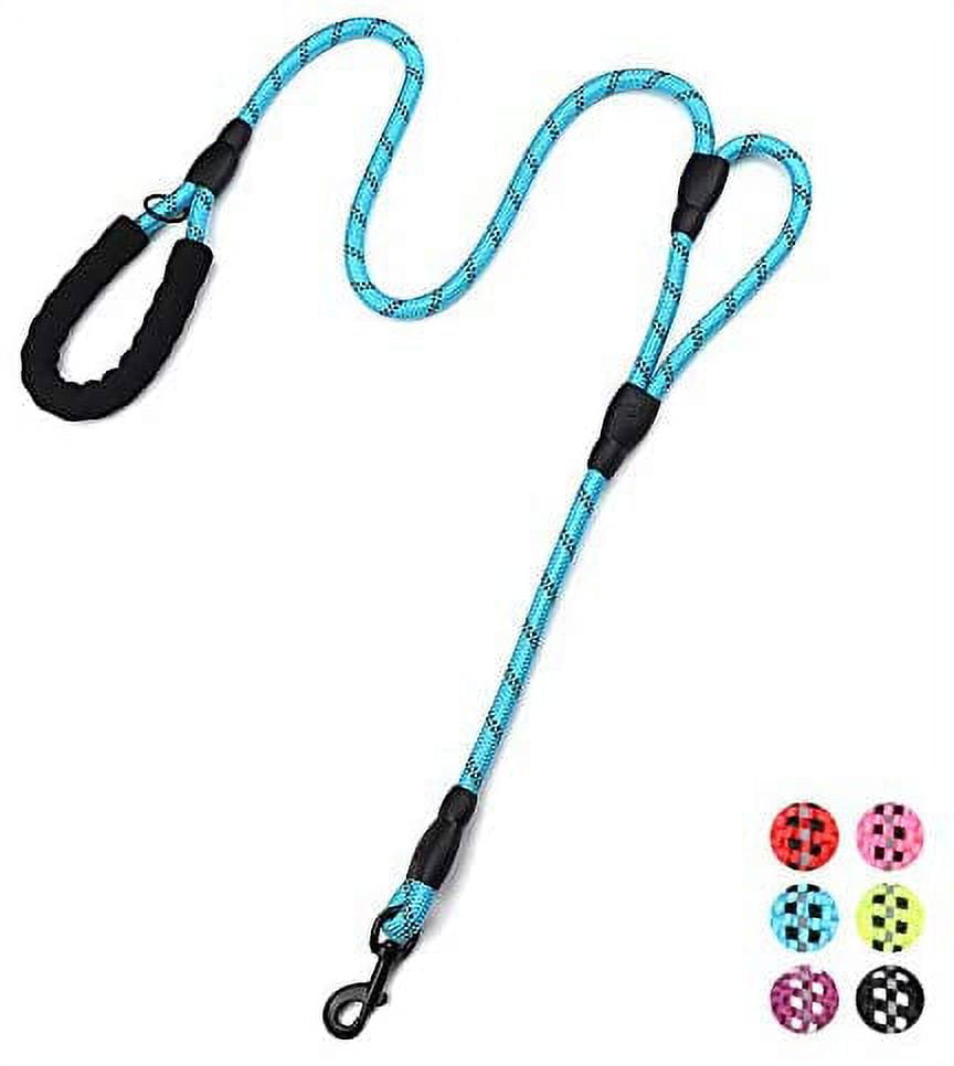 Pet Rope Dog Leash 6ft Long,Traffic Padded Two Handle,Heavy Duty ...