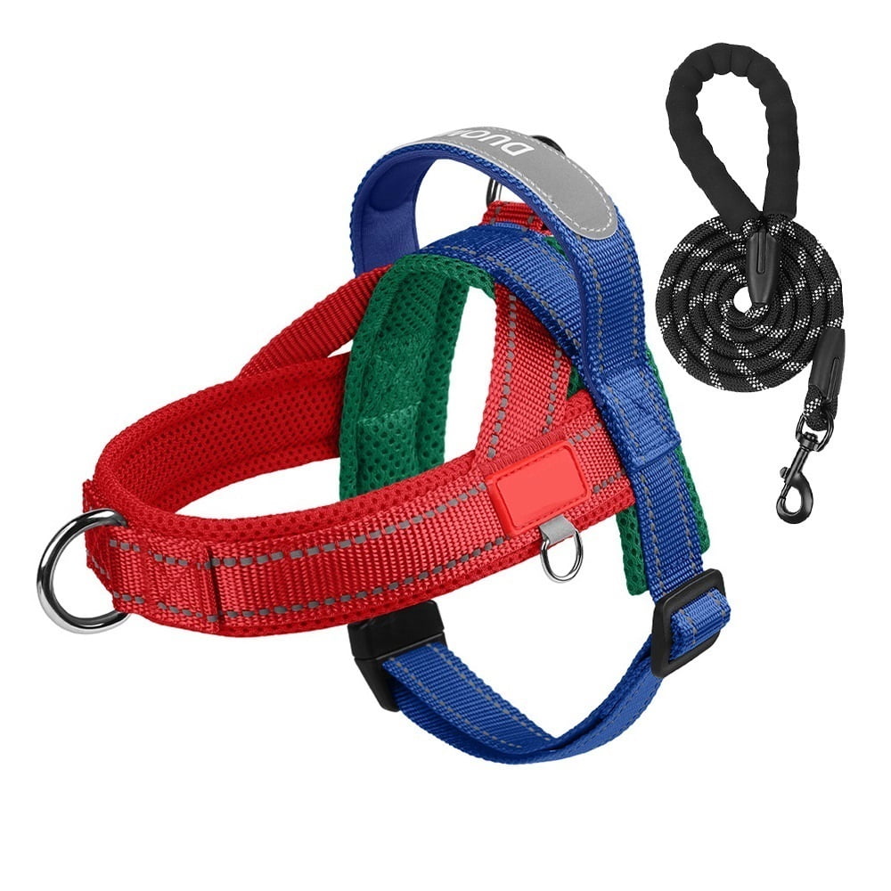 Pet Saddle Chest Back Reflective Explosion proof Punch Dog Chest Strap ...