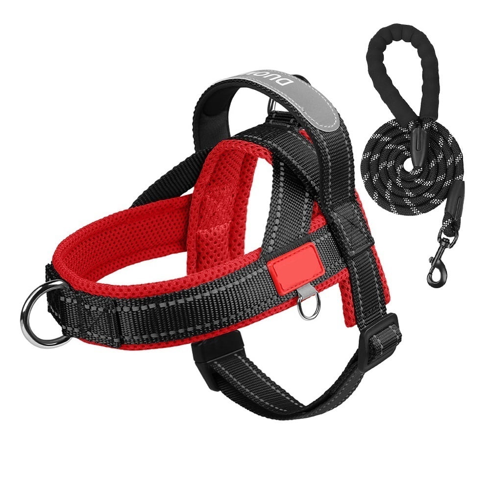Pet Saddle Chest Back Reflective Explosion proof Punch Dog Chest Strap ...