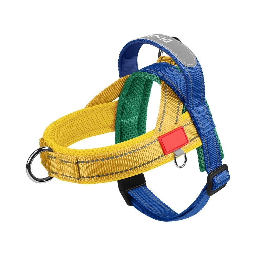 Pet Saddle Chest Back Reflective Explosion proof Punch Dog Chest Strap ...