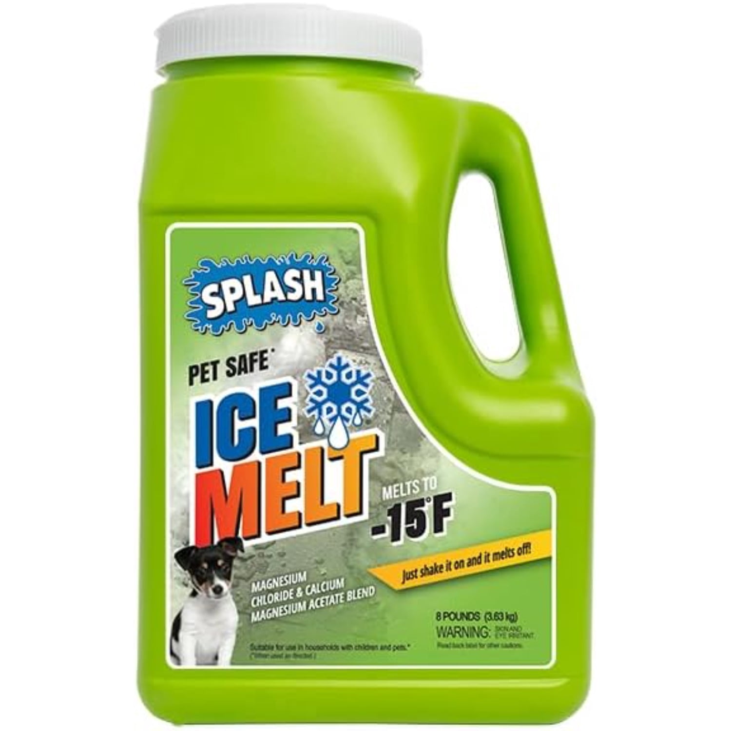 Pet Safe Ice Melt 8 lb Shaker Jug – Safer for Pets & Children, Fast ...