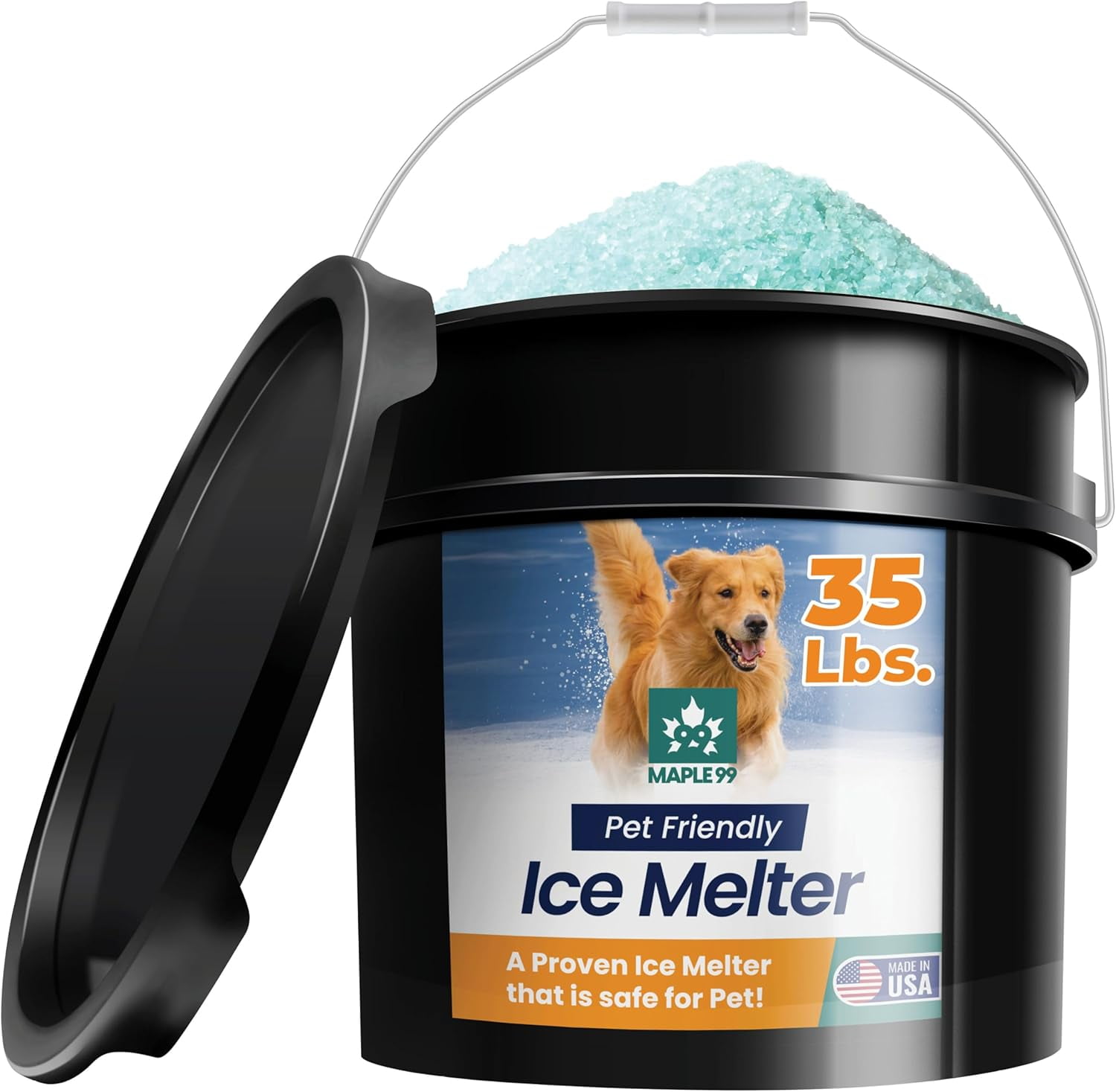 Pet Safe Ice Melt Safe for Concrete -35 lb Snow Salt Ice Melt Pet ...