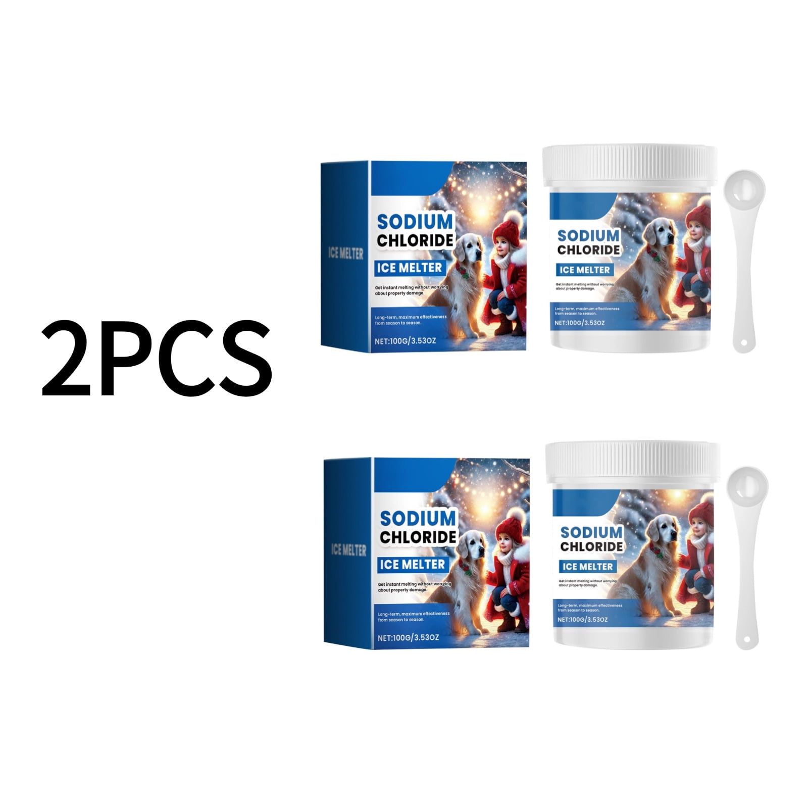 Pet Safe Ice Melt Safe for Concrete Snow Salt Ice Melt Pet Friendly ...