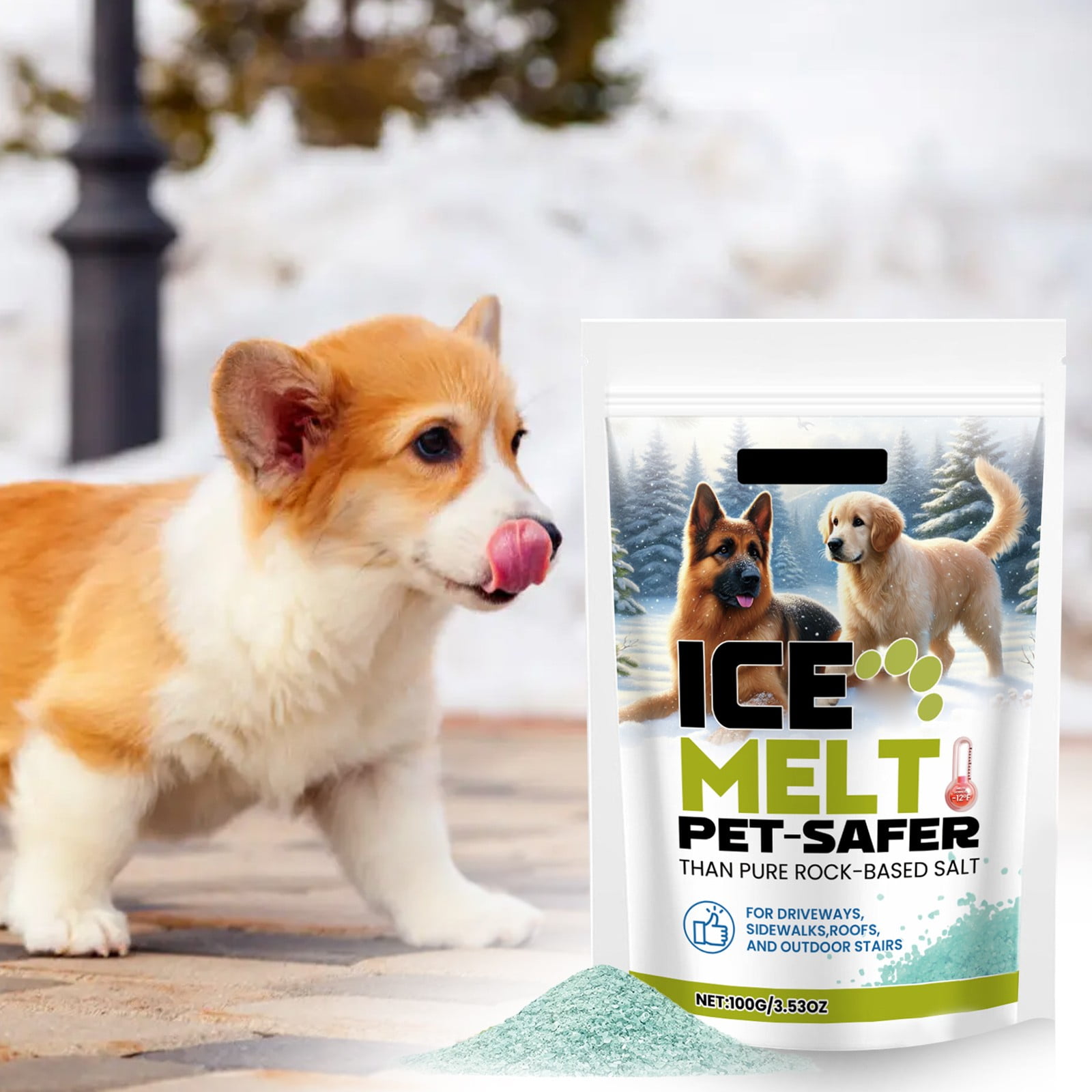 Pet-Safe Ice Melt Salt - Efficient Snow & Ice Melter With Freeze ...