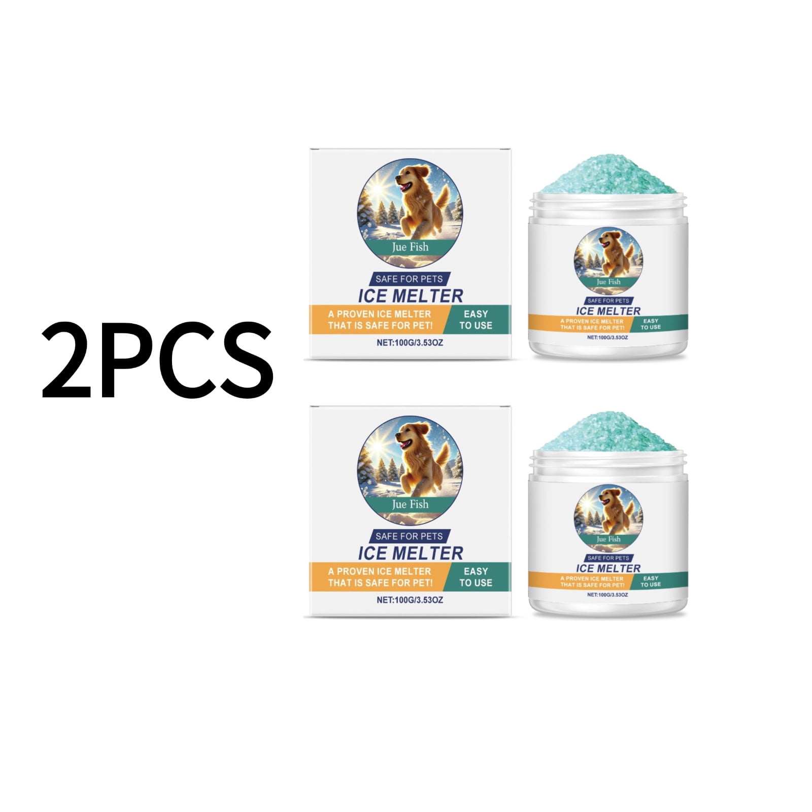 Pet Safe Ice Melt, Snow Salt Ice Melt Pet Friendly, Green Salt for Snow ...