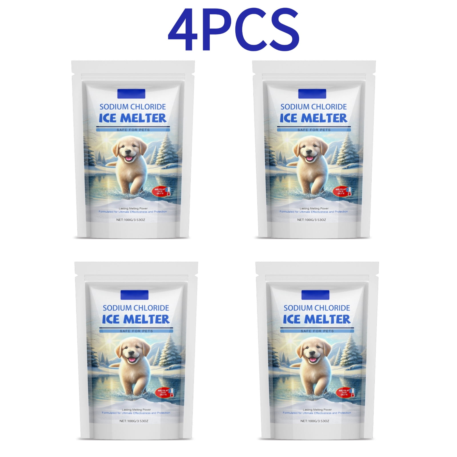 Pet Safe Ice Melter–Safe Paw Snow Salt, Slip-Free, Suitable for ...