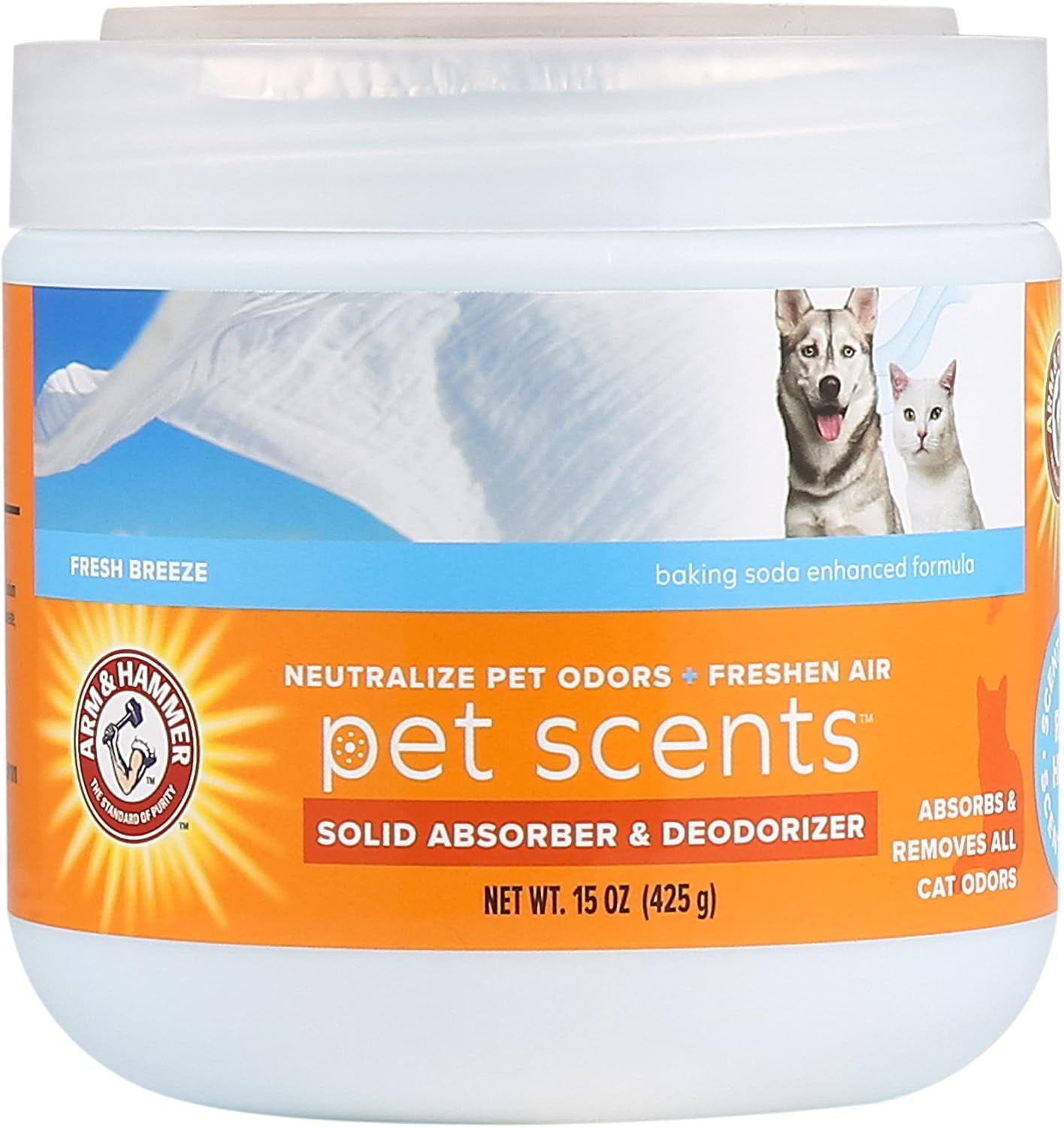 Pet Scents Gel Odor Eliminator - Fresh Breeze Solid Air Fresheners for ...