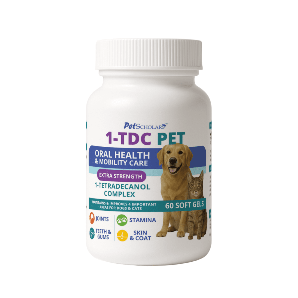 Pet Scholars 1-TDC Dental and Joint Health Softgel Supplement for Dogs ...