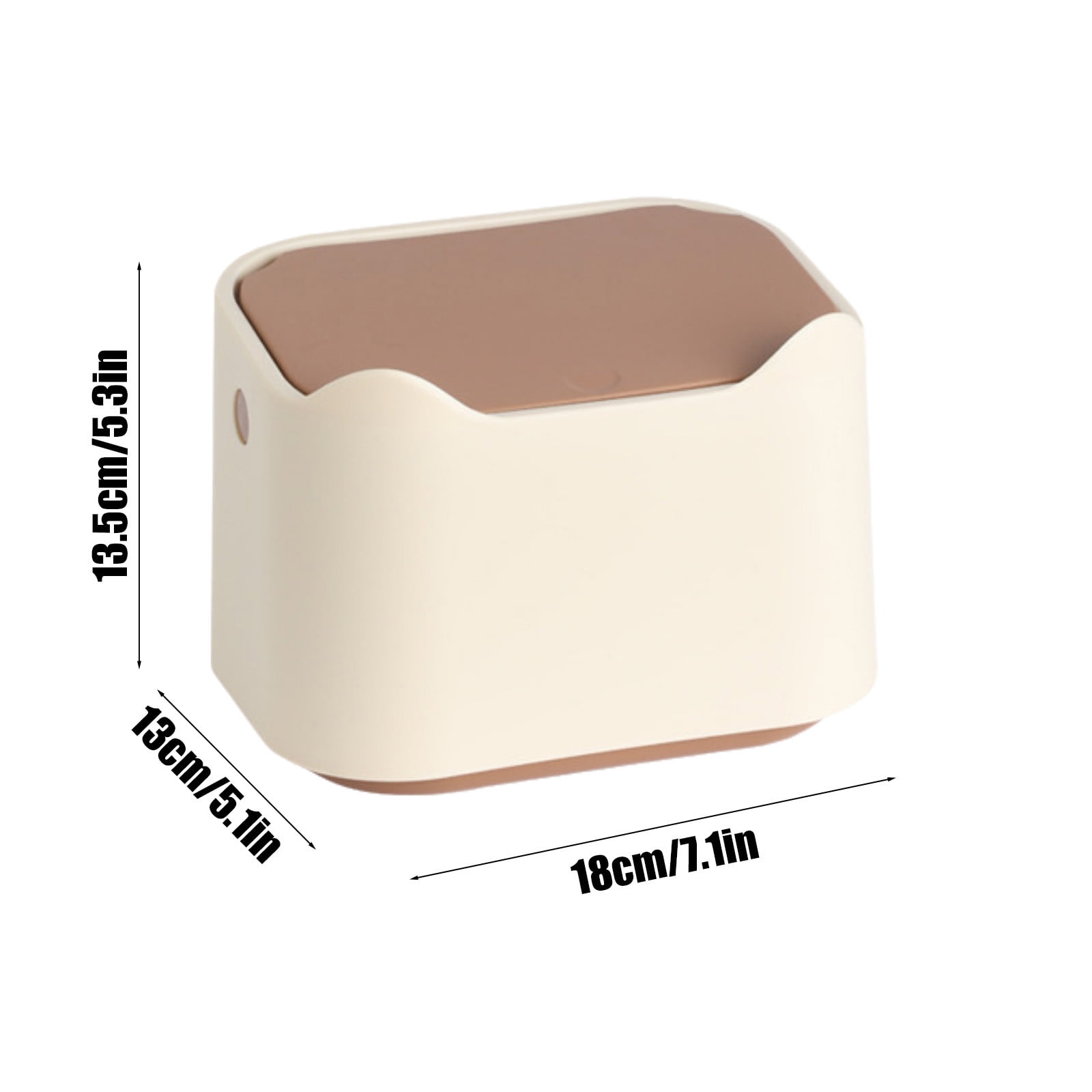 Pet Scooping Litter Bin with One-Click Opening, Detachable Design, Easy ...