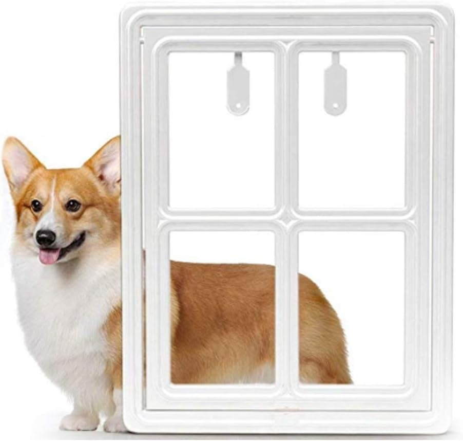 Pet Screen Door Dog Door Cat Door for Sliding Screen Door,Large Dog ...