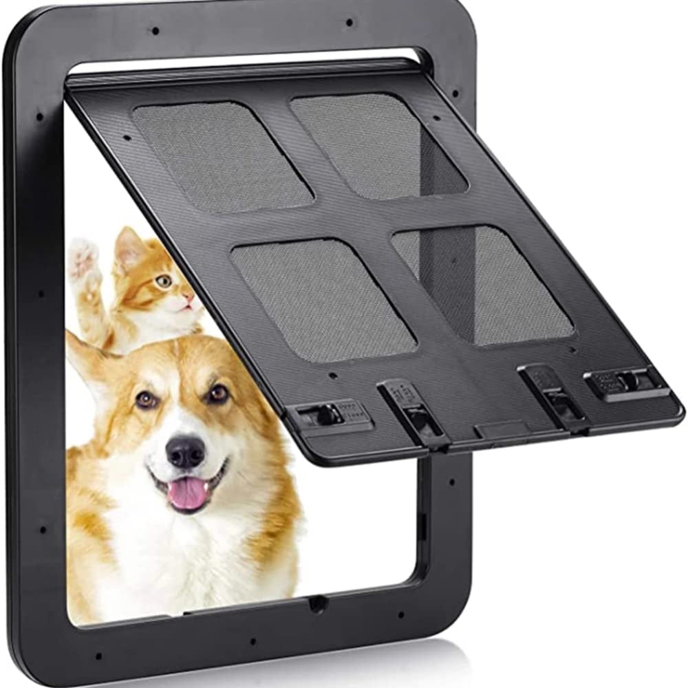 Pet Screen Doors,Lockable Pet Screen Door,Magnetic Self-Closing Screen ...