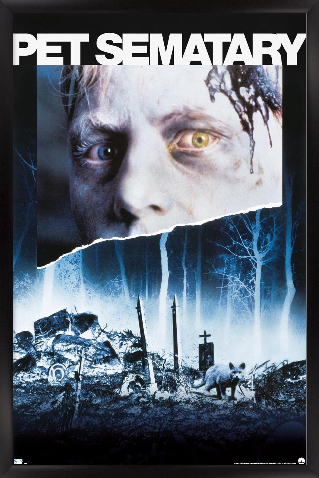 Pet Sematary (1989) - One Sheet Wall Poster, 14.725" x 22.375" Framed ...