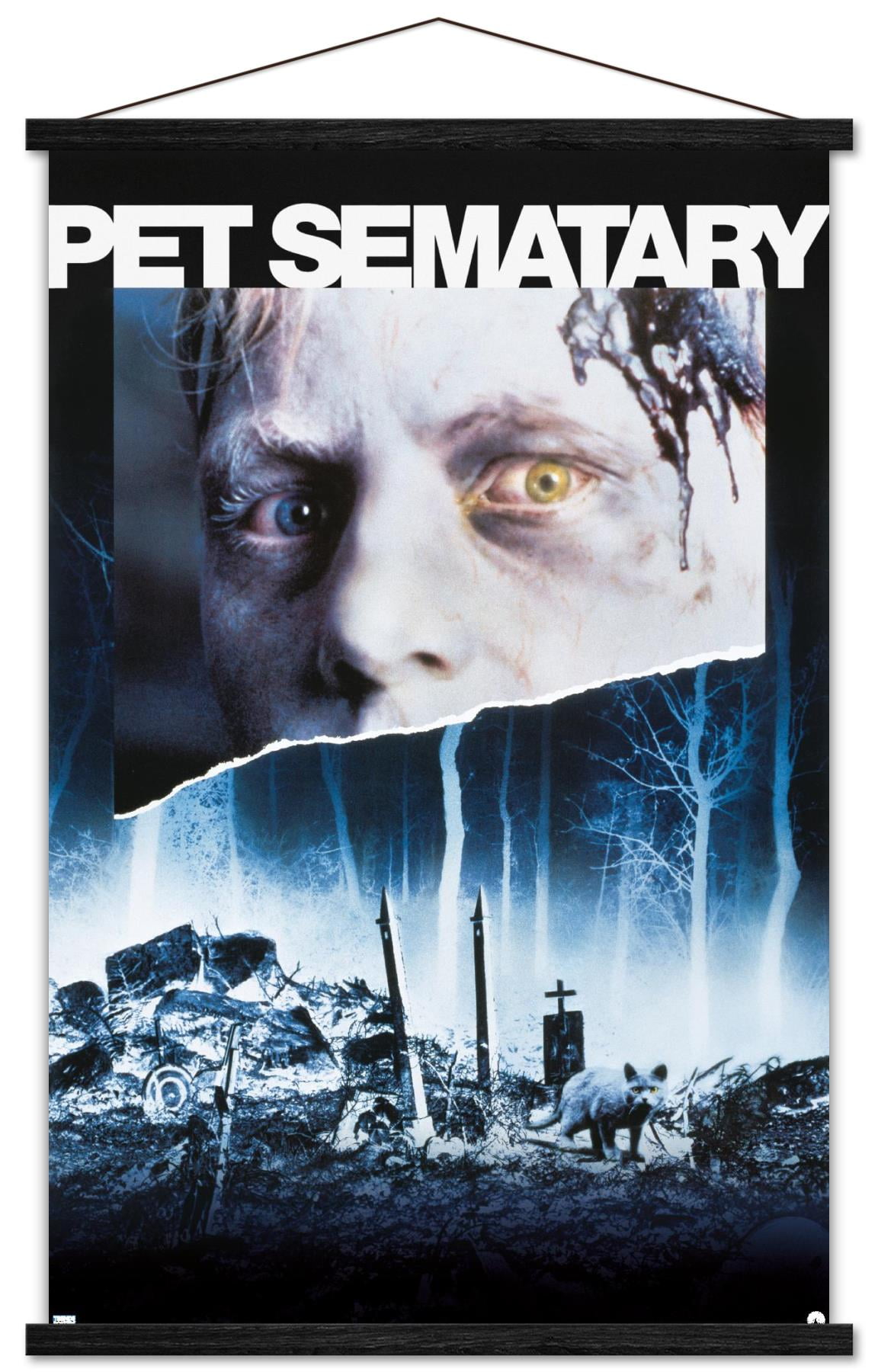Pet Sematary (1989) - One Sheet Wall Poster with Magnetic Frame, 22.375 ...