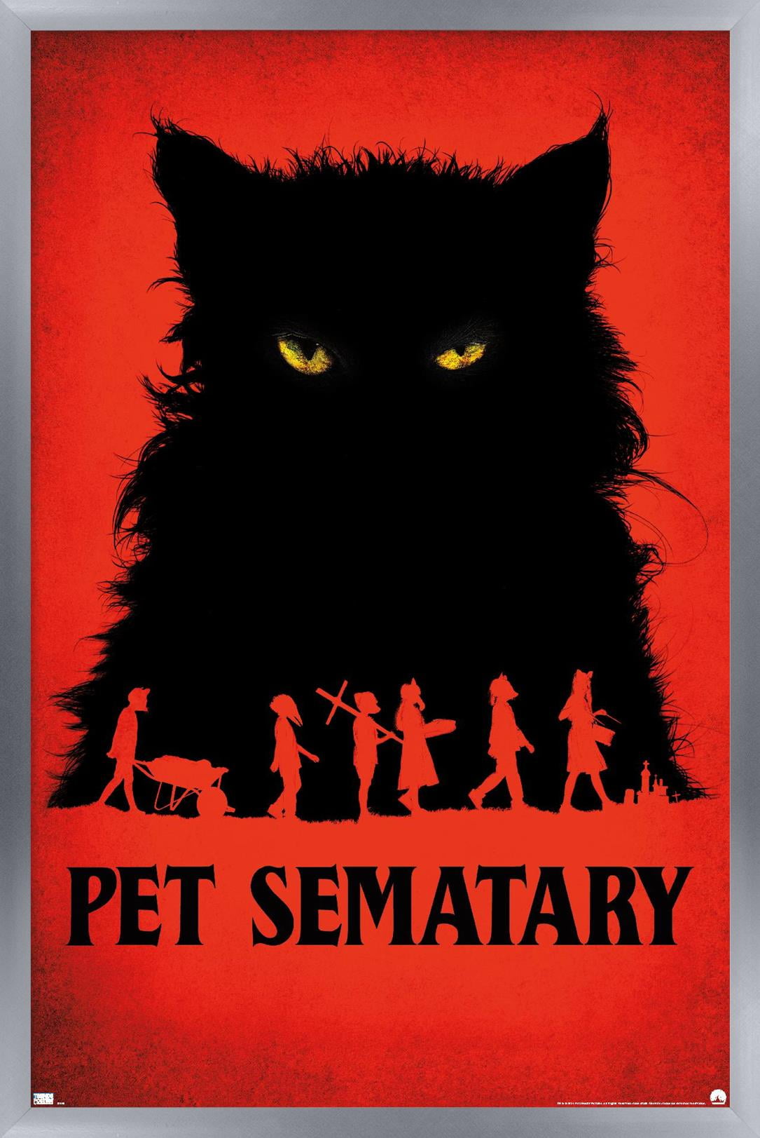 Pet Sematary (2019) - Cat Key Art Wall Poster, 22.375" x 34" Framed ...
