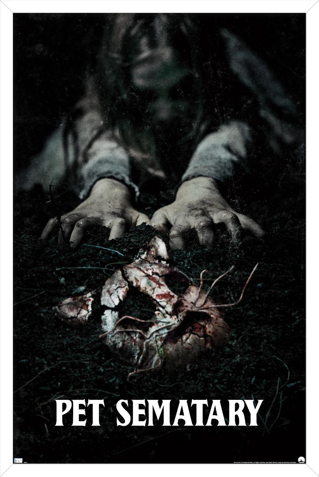 Pet Sematary (2019) - Grave One Sheet Wall Poster, 22.375" x 34" Framed ...