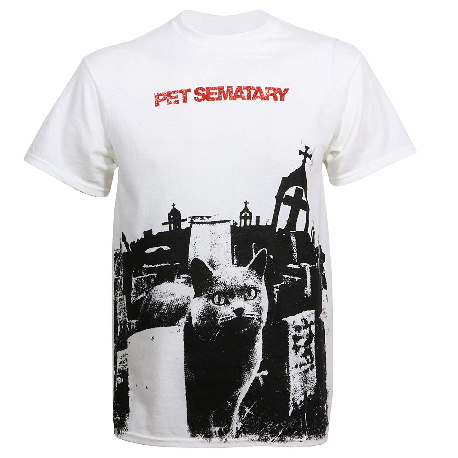 Pet Sematary Men's Sematary Grunge T-Shirt White S - Walmart.com