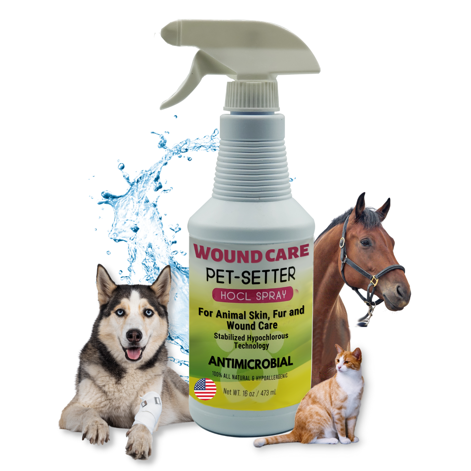 Healers Petcare Cut and Wound Spray for Pets, 8 oz. - Walmart.com