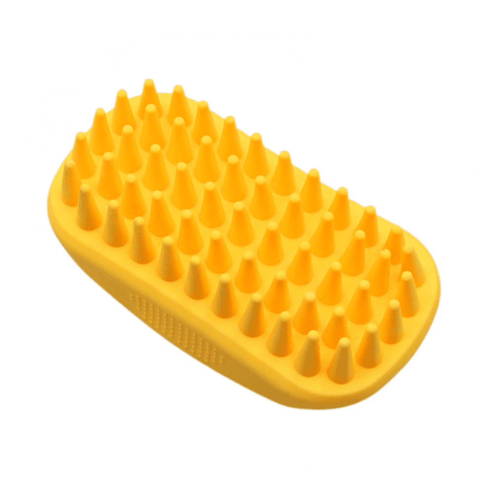 Pet Shampoo Brush Soothing Massage Brush Anti-Slip Rubber Dog Cat Pet ...